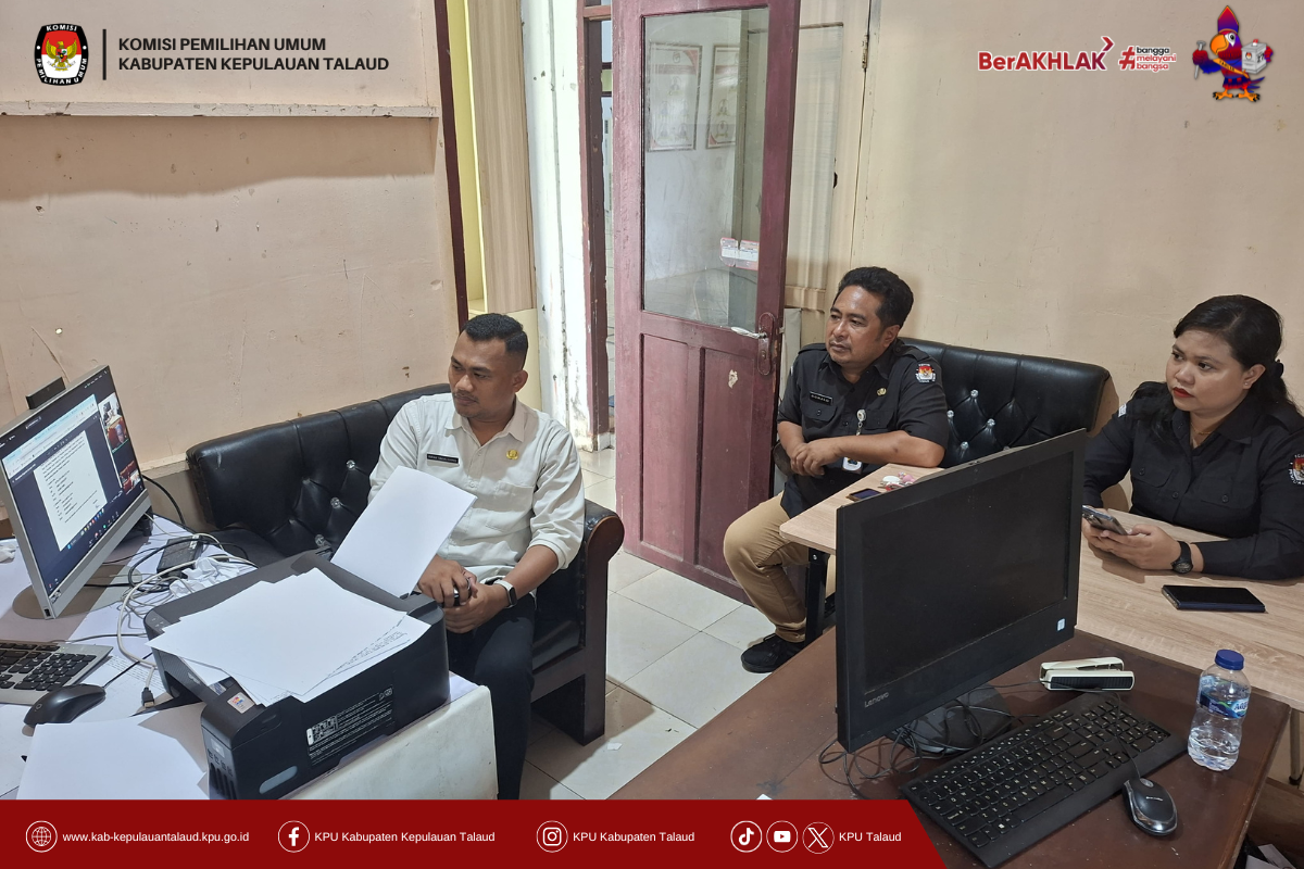 KPU KAB-KEPULAUANTALAUD - KPU TALAUD IKUTI RAPAT KOORDINASI DAN SOSIALISASI PENGELOLAAN DAN ...