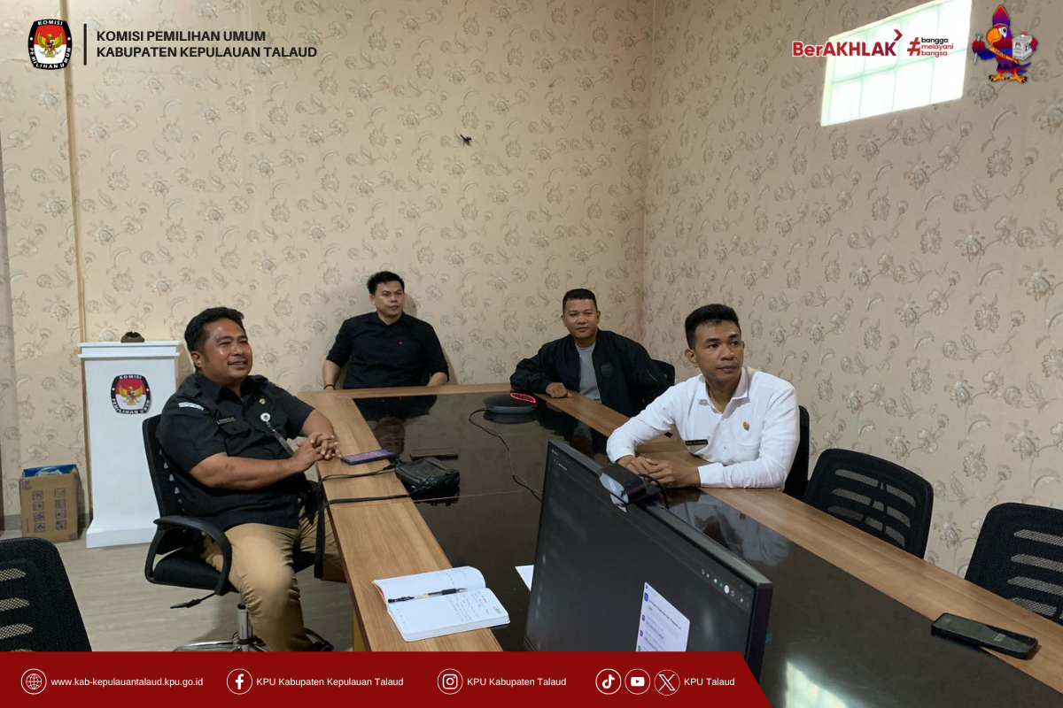 KPU KAB-KEPULAUANTALAUD - KPU TALAUD IKUTI RAPAT KOORDINASI DAN SOSIALISASI PENGELOLAAN DAN ...